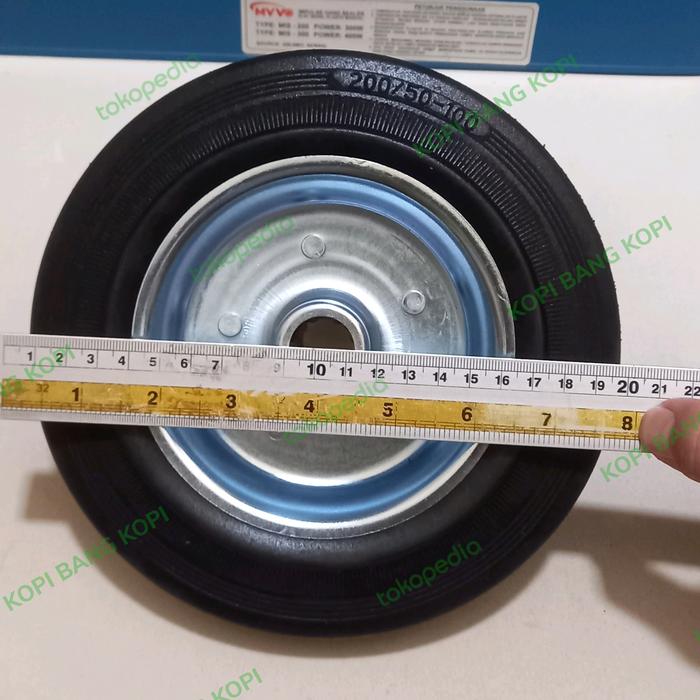 Jual Roda troli Lori 8" (20 cm), wheel only, roda saja, as ukuran 20mm ...