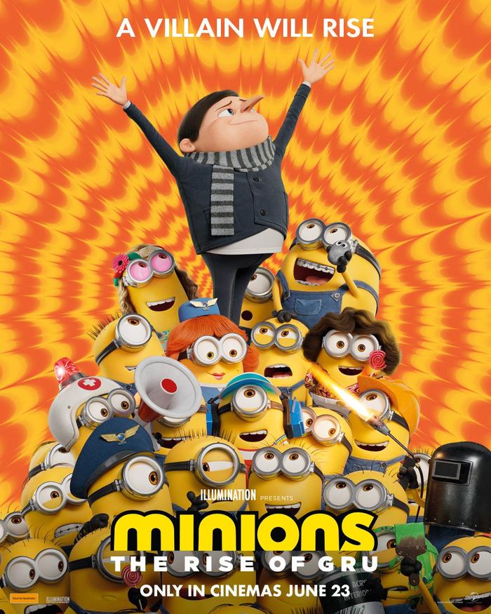 Jual Minions: The Rise of Gru 2022 Teks Indonesia Play Dvd - Kota ...