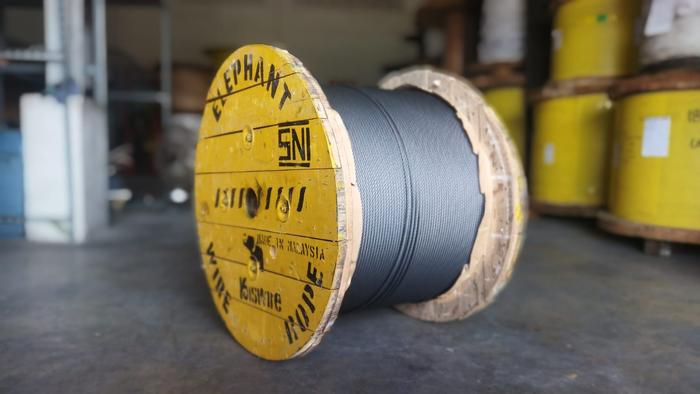 Jual Wire Rope Dia 32mm 6x36 (WS)+IWRC Galvanized RHRL Kiswire ...