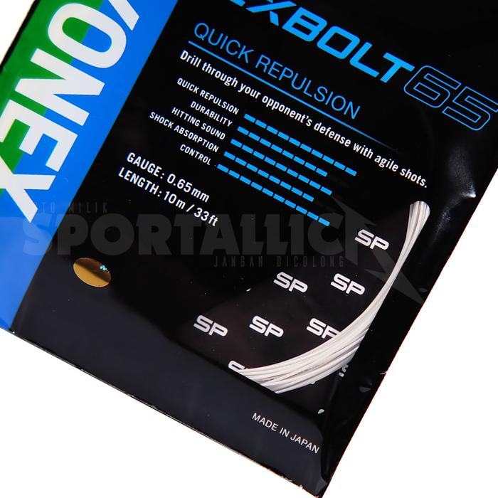 Jual Senar Badminton Yonex Exbolt 65 / BGXB65 - BLACK - Jakarta Timur ...