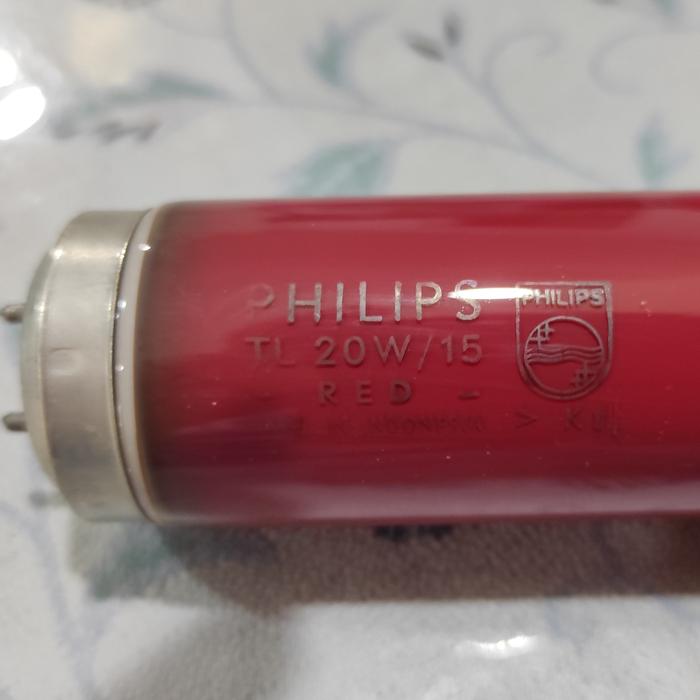 Jual Lampu Philips TL 20W/15 RED Coloured Fluorescent 'TL' D Lamp T12 ...