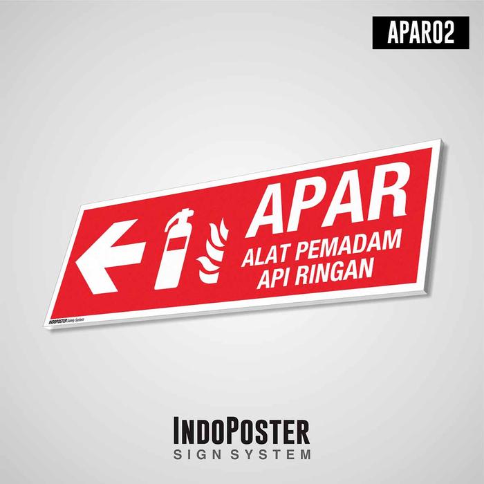 Jual Safety sign K3 PVC apar arah kiri - M - Kab. Bandung - INDOPOSTER ...