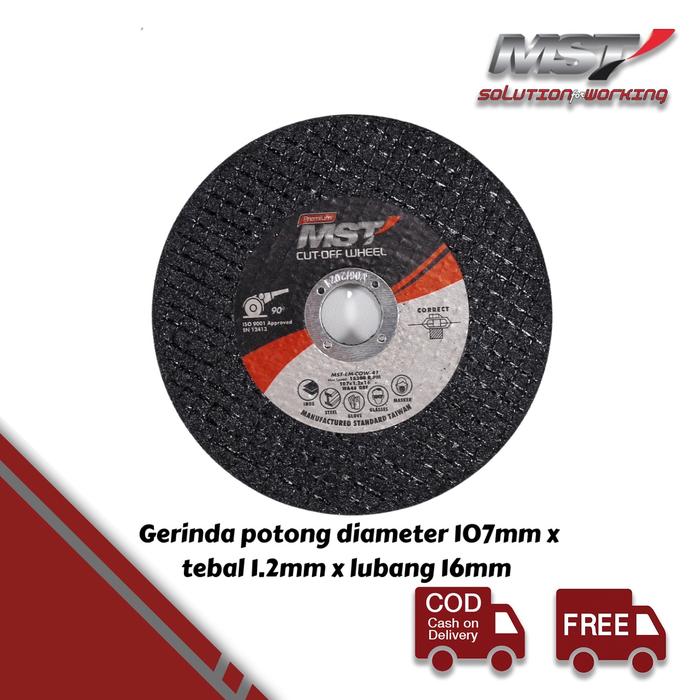 Promo MST Batu Grinda Potong 4" Besi Stainless CUT-OFF WHEEL 107x1 ...