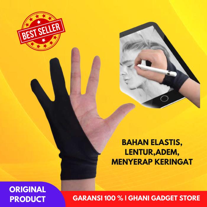 Promo Sarung Tangan Drawing Pad Stylus Gambar Lukis Design Pen Tablet ...