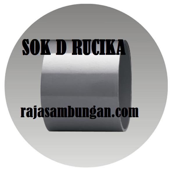 Jual Sock D 5 inch Shock Tanpa Drat Fitting Pralon Soket Pvc Rucika ...
