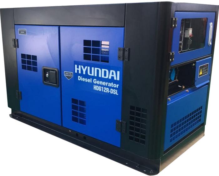 Jual HYUNDAI DIESEL GENERATOR 10KVA / HDG 12R-DSL- GENSET SILENT SOLAR ...