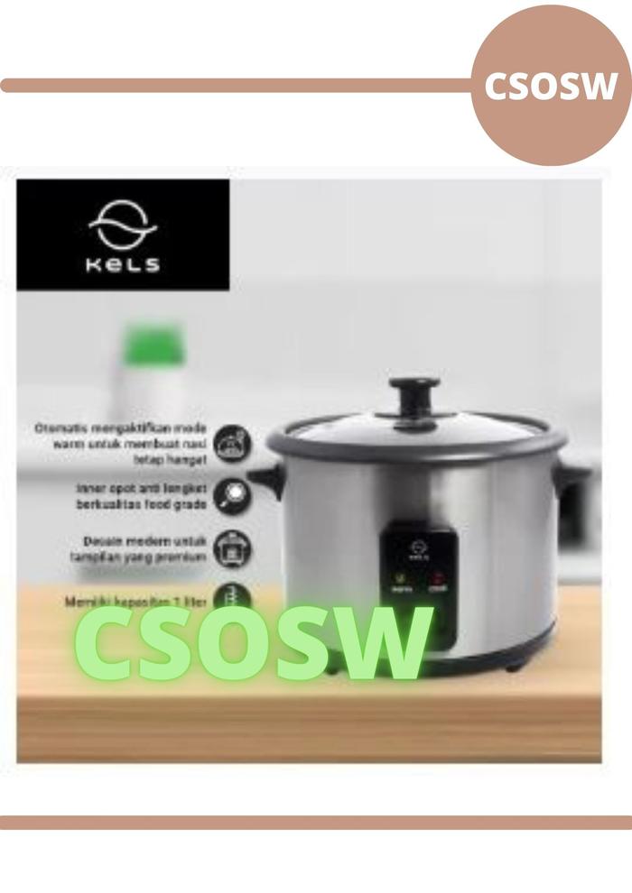Jual Kels Hopper Rice Cooker 1 Ltr - Silver 400 watt - Kab. Tangerang ...