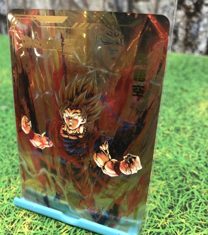 Jual kartu fan card history of dragon ball foil laser 10 gohan goku ...