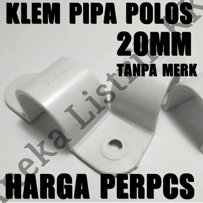 Jual KLEM POLOS 20MM PIPA LISTRIK CONDUIT LEGRAND BOSS CLAMP 20 MM ...