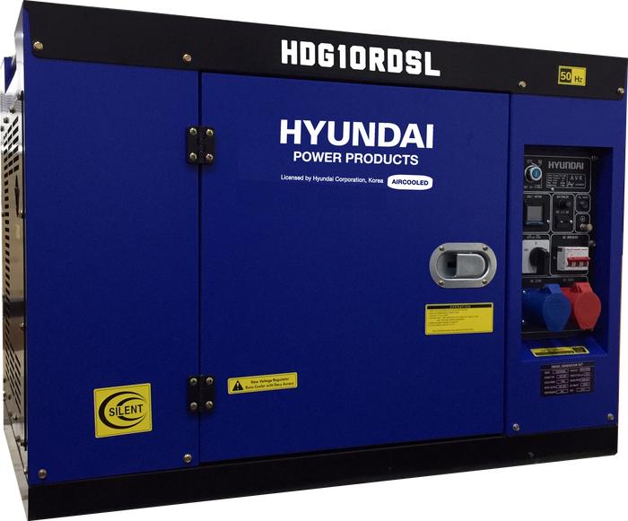 Jual HYUNDAI SILENT DIESEL GENERATOR 10KVA / HDG 10R-DSL- GENSET SILENT ...
