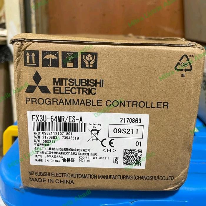 Jual PLC Mitsubishi FX3-64MR/ES-A FX3U-64MR-ES-A FX3U 64MR Original - Jakarta Pusat - Mitra ...
