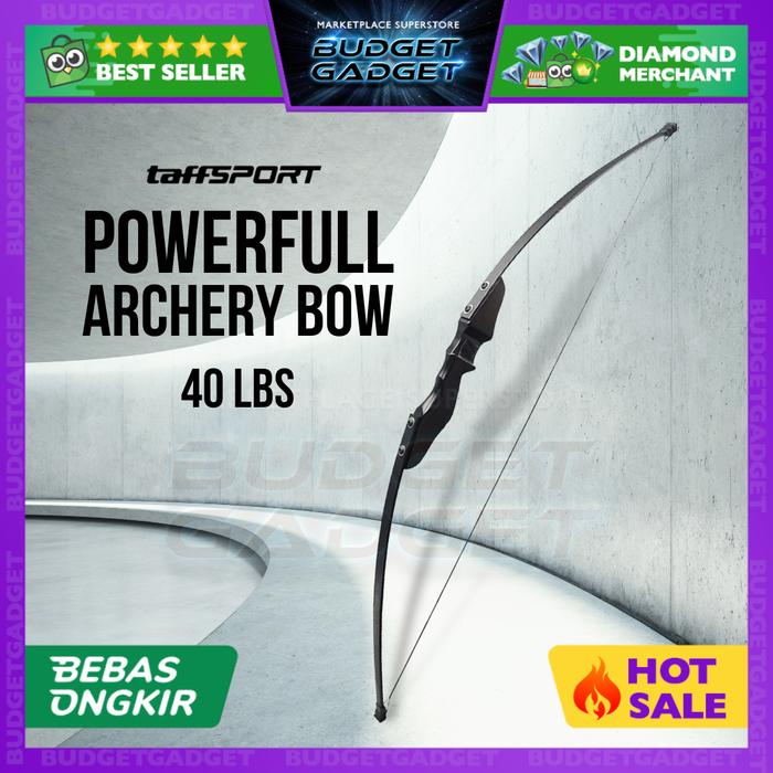 Jual Busur Panah Aluminium Powerful Recurve Archery Bow 40 LBS - 36215 ...