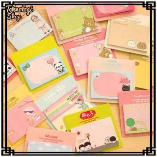 Jual Sticky Note / Memo Cartoon Cute - RANDOM - Jakarta Barat ...