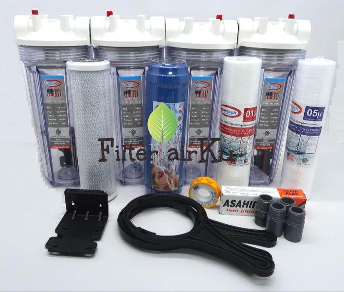 Jual Paket Filter Air Housing PDAM - Ledeng 4 tahap 10" 3/4 04-01 ...