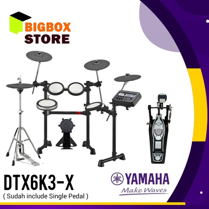 Promo Drum Elektrik Yamaha DTX 6K3X / DTX6k3X / DTX-6K3X Plus kick pedal Cicil 0% 3x - Jakarta ...