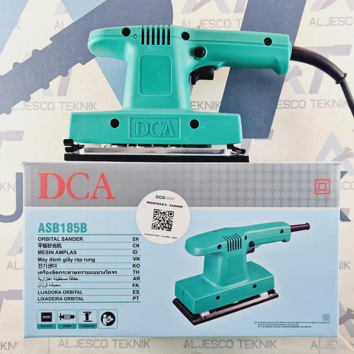 Jual DCA ASB185 ORBITAL SANDER 93 X 185 MM / MESIN AMPLAS PERSEGI ...