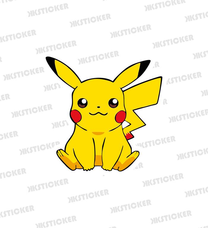 Jual Sticker Pikachu - Pokemon | Stiker Vinyl Anti air + Laminasi ...