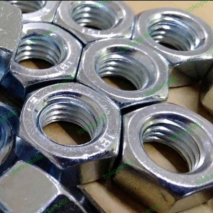 Jual mur putih m20 hex nut galvanis putih kunci 30 - Jakarta Utara - Berkattolls | Tokopedia