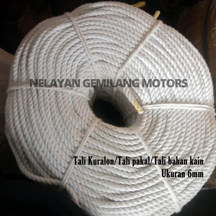 Jual Tali Kuralon/Tali pakal/Tali bahan kain ukuran 6mm - Kota ...