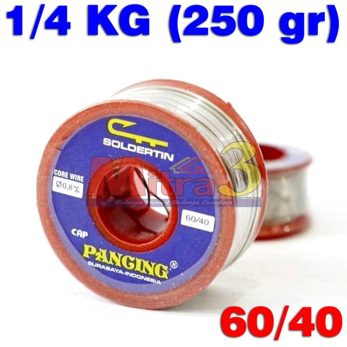 Jual Timah Solder PANCING 60/40 0.8mm 1/4 KG Besar / Soldertin Tin 250gr - Kota Makassar - Mitra ...