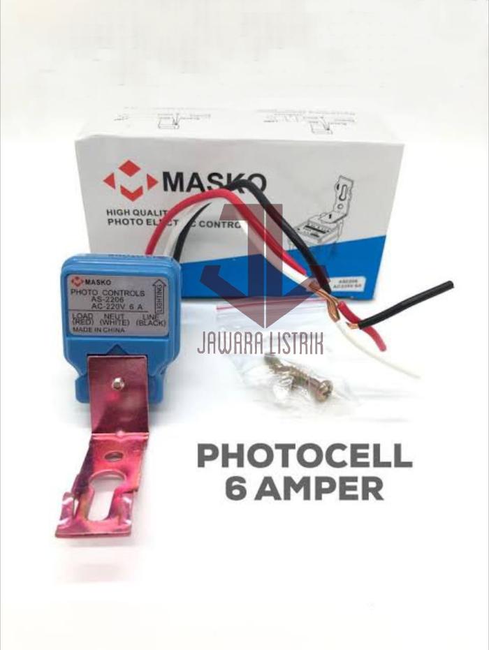 Jual MAKO PHOTO CELL 6 AMPER 220V SENSOR CAHAYA PHOTO ELECTRIC CONTROL ...