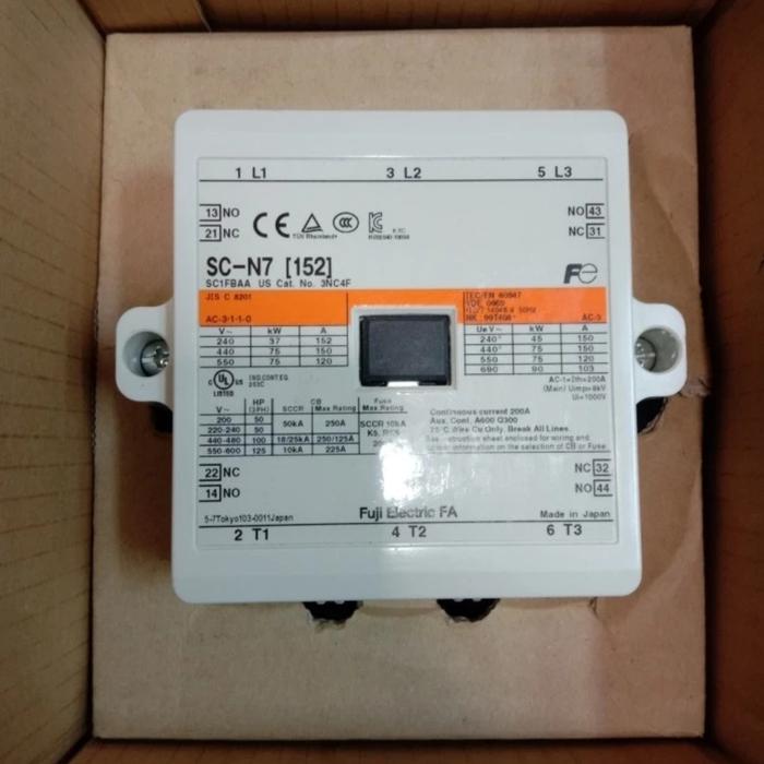 Jual Magnetic Contactor Fuji SC-N7 SCN7 200-250V Original - Jakarta Pusat - Mitra Listrik Abadi ...