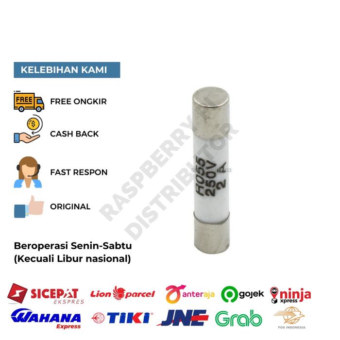 Jual FUSE KERAMIK R055 5x25 2A 250V - Jakarta Barat - Raspberry Pi ...