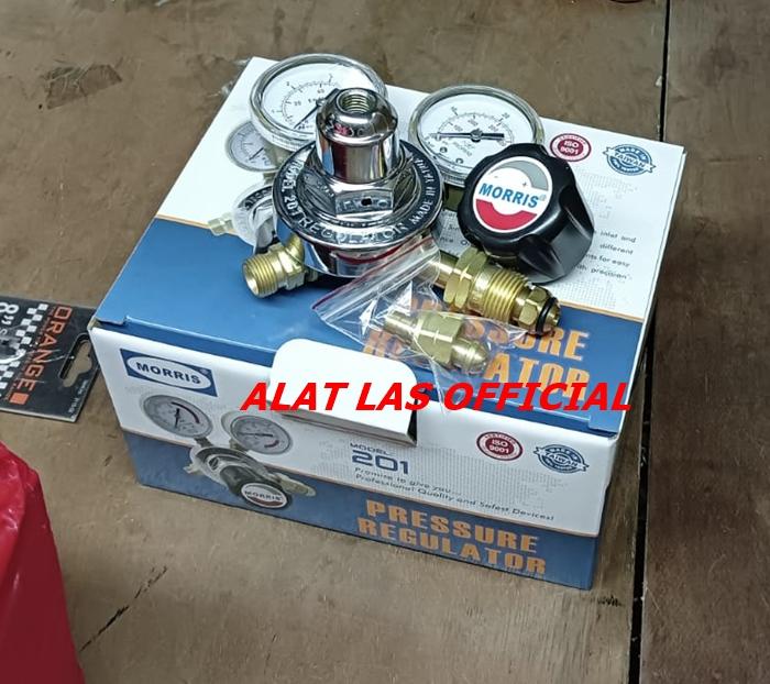 Jual Morris Regulator Argon Model 101 FL made In Taiwan/ Meteran Gas ...