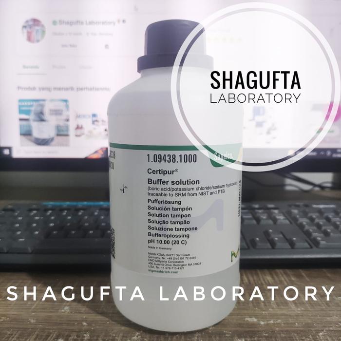 Jual BUFFER pH 10 / BUFFER SOLUTION PH 10 1L M E R C K 109438 - Kota ...