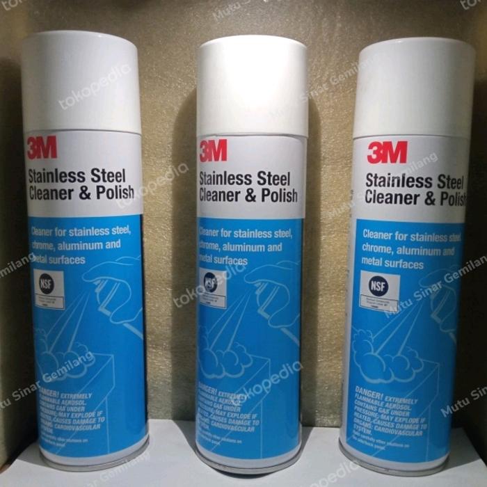 Jual Spray Cairan Pembersih 3M Stainless Steel Cleaner Polish 600gr - Jakarta Barat - Mutu Sinar ...