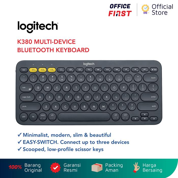 Jual Logitech K380 Multi Device Bluetooth Keyboard Wireless K 380 ...