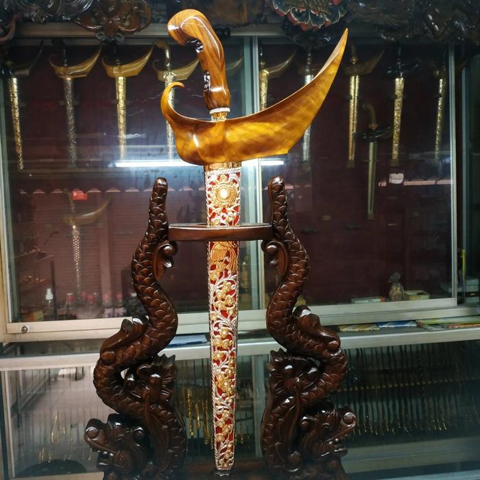 Jual Set Warangka Keris Ladrang Surakarta Solo Logo PB Kayu Trembalo ...