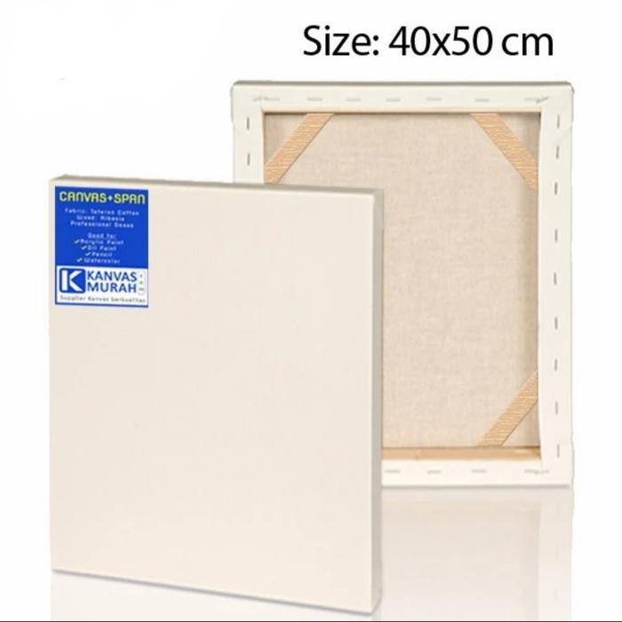 Jual CANVAS PAPAN KANVAS LUKIS 50X40 CM BAGI PEMULA KHUSUS ORDER BY ...