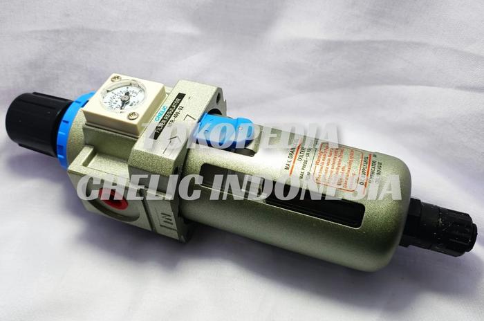 Jual FILTER REGULATOR AUTO DRAIN NFR-400-02-A PORT SIZE 1/4" CHELIC ...