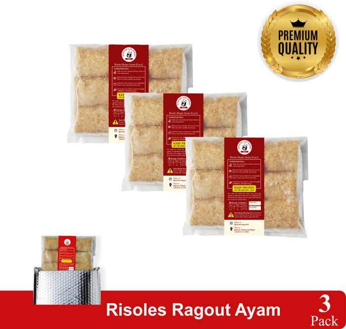 Jual RISOL FROZEN RISOLES RAGOUT AYAM ISI 6 KHUSUS GRAB GOJEK - Jakarta ...