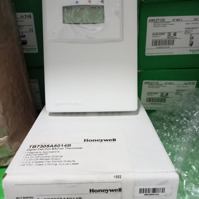 Jual Honeywell TB7305A5014B Digital Fan Coil BACnet Thermostat ...