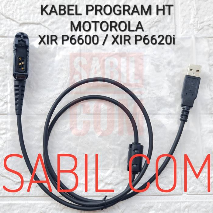 Jual KABEL PROGRAM HT MOTOROLA XIR P6620i P6600 USB KABEL SETTING HT ...
