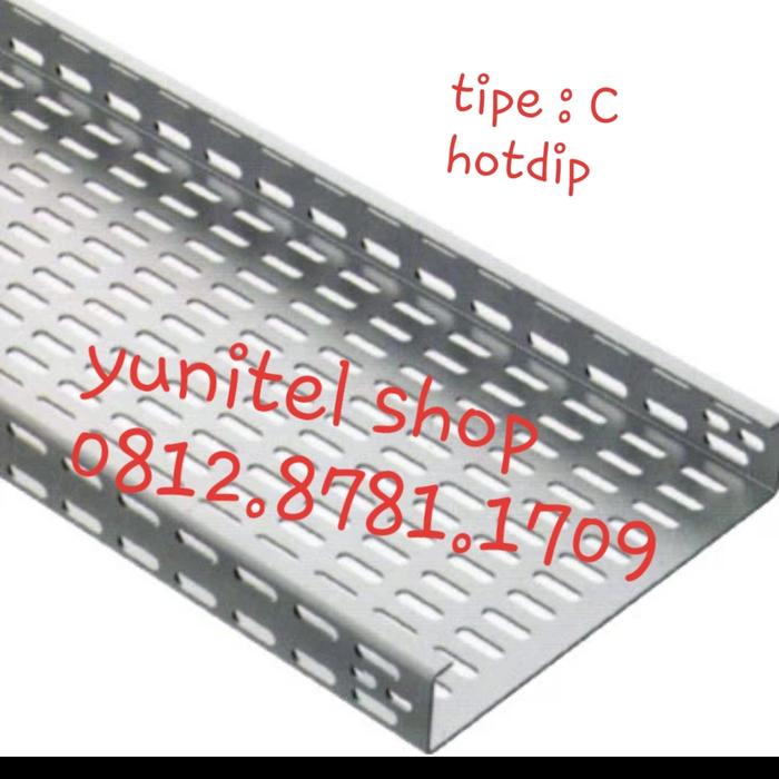 Jual tray cable/kabel tray 200x100x3000mm tipe C hotdip galvanize ...