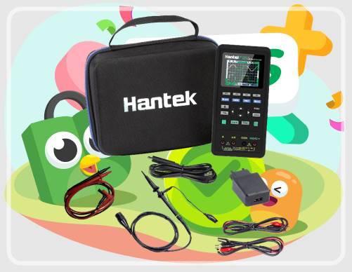 Jual Hantek 2D42 40MHz 2 Channel Handheld Oscilloscope & DMM Waveform ...