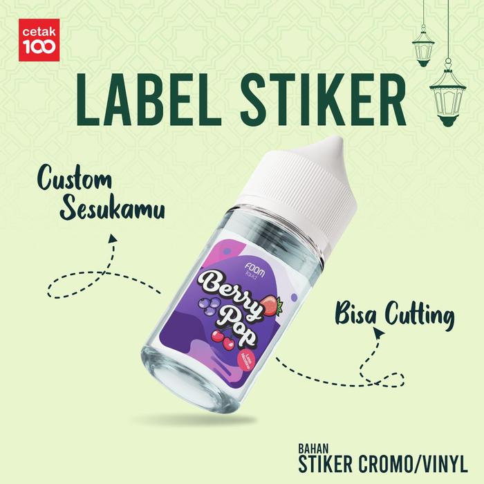 Jual cetak stiker vinyl +laminasi GLOSSY/DOFF + kissCUT/CUTTING POLA ...