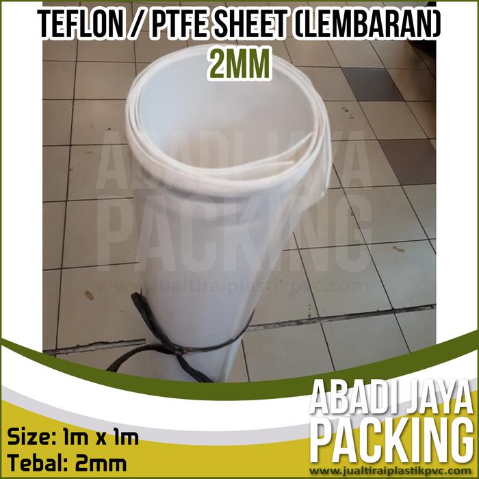 Jual teflon sheet ptfe 2mm x 1.5m x 1.5m ( teflon sheet lembaran) - Jakarta Barat - abadi jaya ...