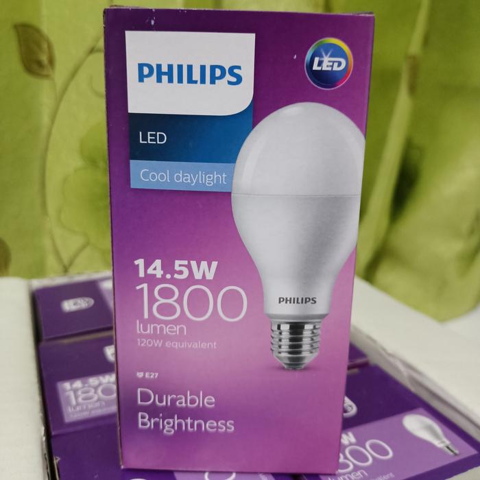 Jual LAMPU LED PHILIPS 14,5 WATT PUTIH/COOL DAYLIGHT CAHAYA PUTIH ...