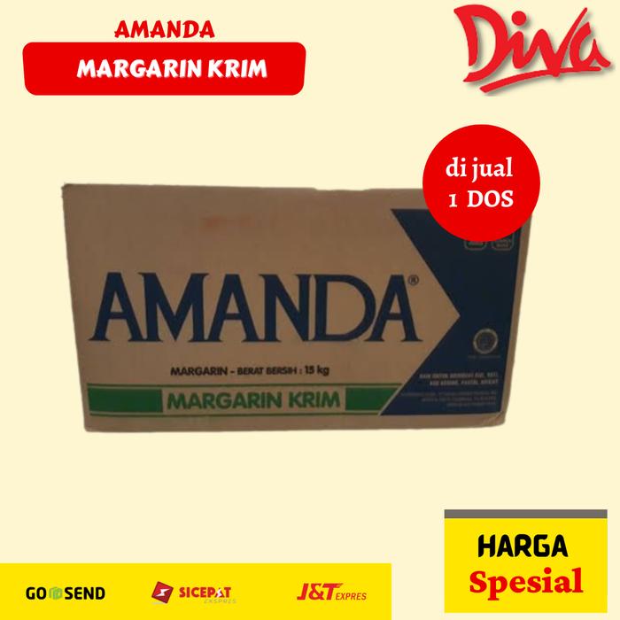 Jual Amanda Margarin Krim / Mentega Amanda Kuning Kemasan 15kg [1 DOS ...