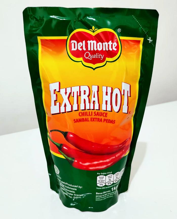 Jual Chilli saus delmonte extra hot sambal extra pedas ketchup saus ...