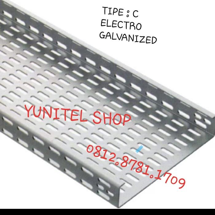 Jual tray cable/kabel tray 200x100x3000mm tipe C electro galvanize ...