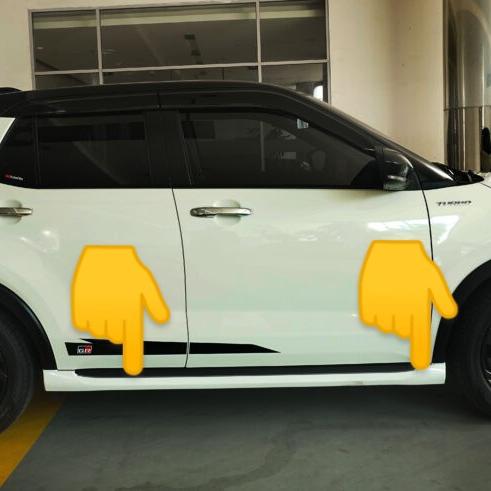Jual Side skirt Bodykit samping Cover trisplang toyota raize original ...