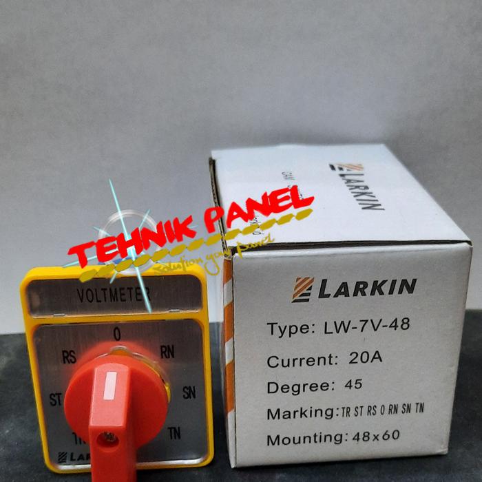 Jual Selector Volt 7 Posisi / Selector Switch LW-7V-48 LARKIN - Jakarta Pusat - TEHNIK PANELL ...