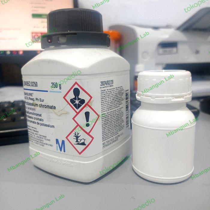 Jual potassium Chromate Merck / kalium kromat / K2CrO4 ecer per 25g ...