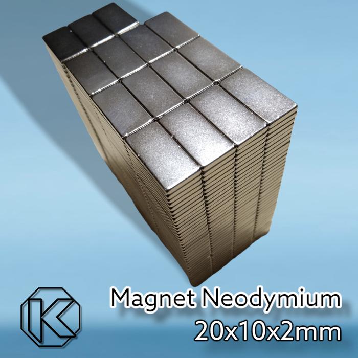 Jual Magnet Neodymium 20x10x2mm Grade N52 - Jakarta Pusat - Kertawangun ...