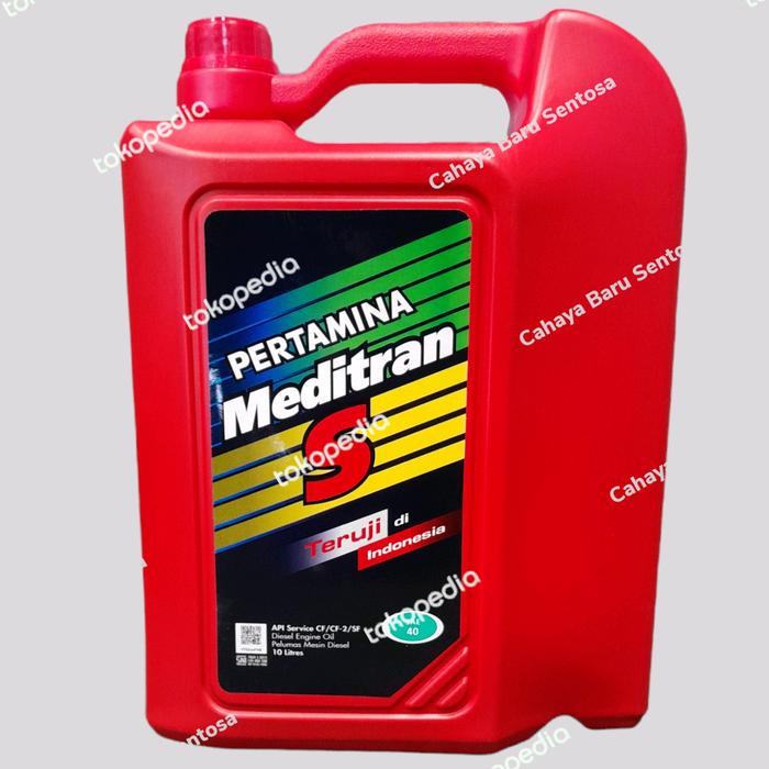 Jual 1 Galon Oli Mesin Diesel Pertamina Meditran S (SAE 40) 10 liter ...